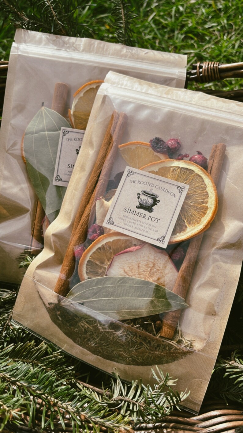 Hearthside Simmer Pot Kit Potpourri Non-toxic Fragrance Holistic Herbal ...