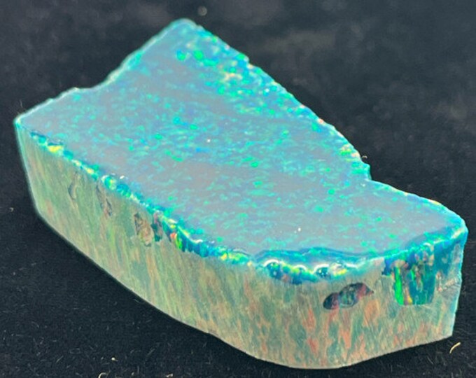 Synthetic Opal #1, 202ct Polymer Impregnated Synthetic Opal, Red Grey ...