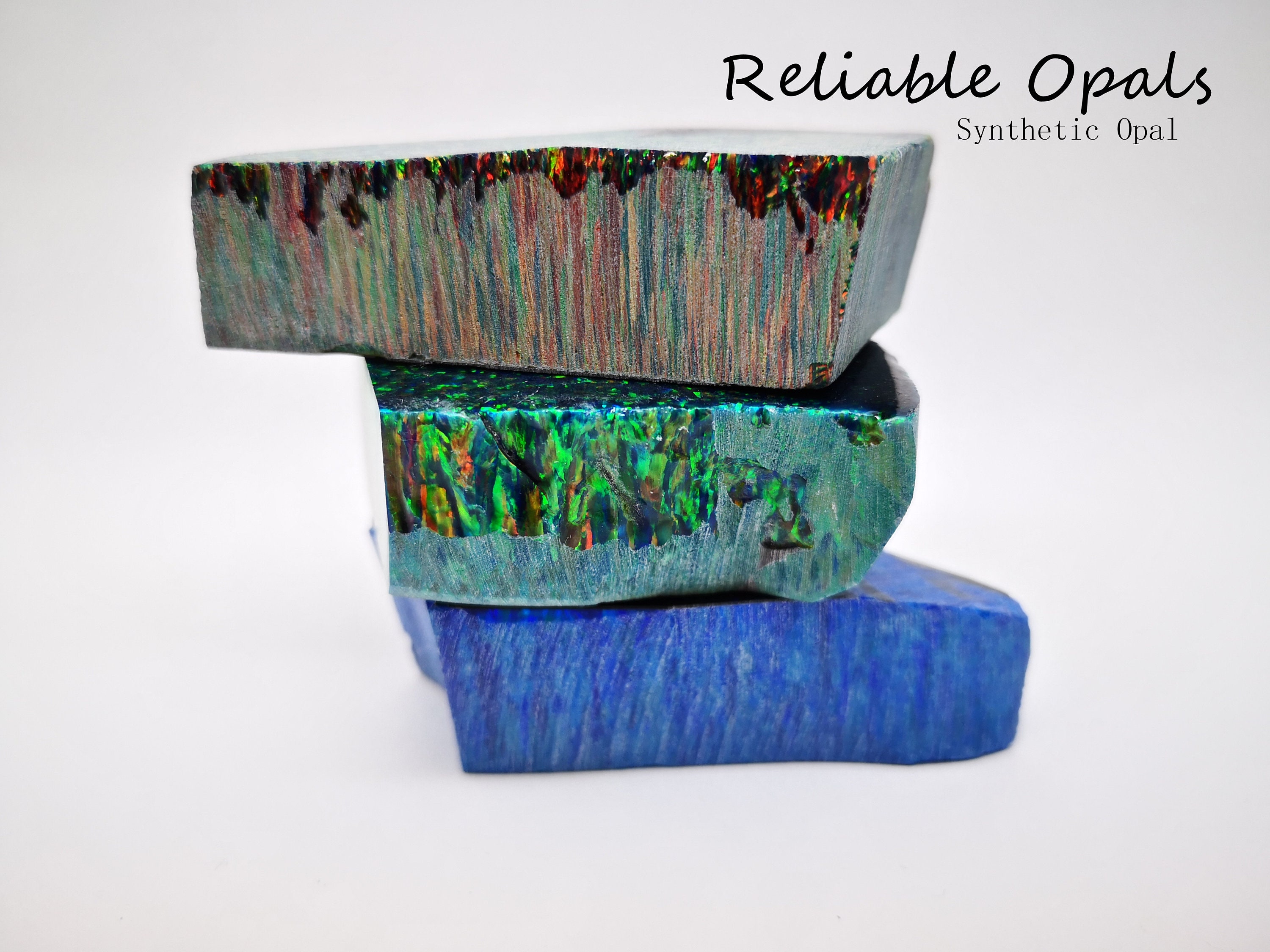 Synthetic Opal impregnated Synthetic Rough Opal Created - Etsy UK