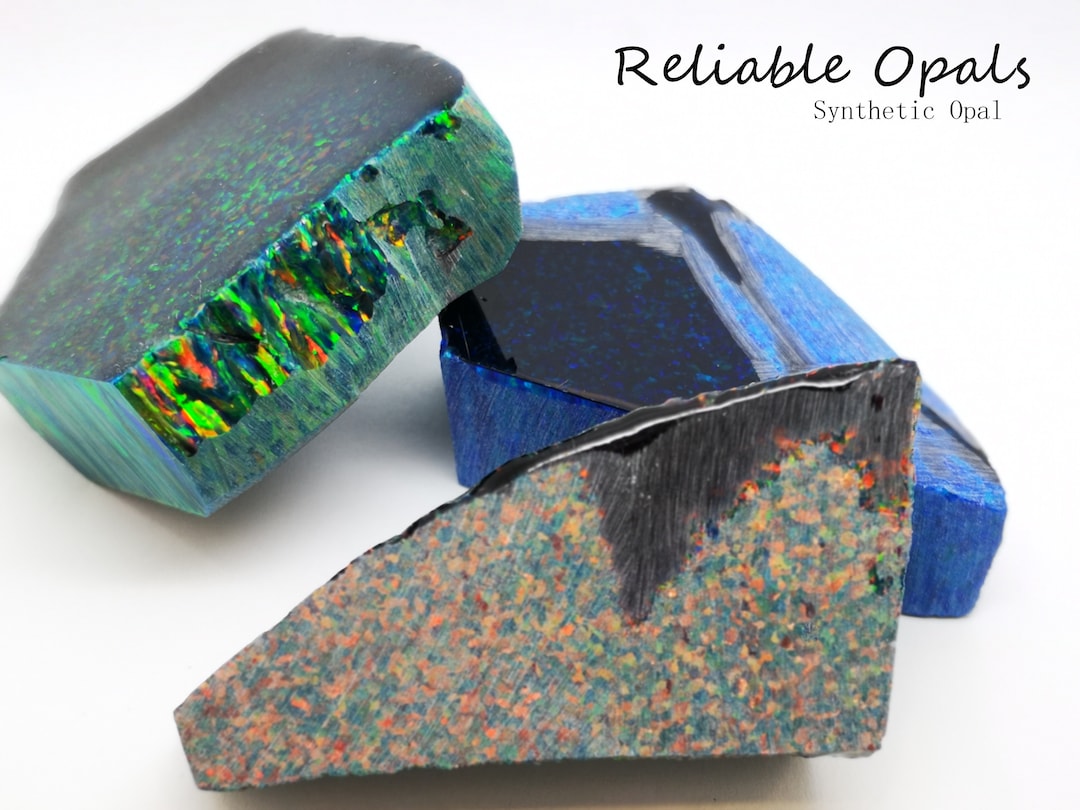 Synthetic Opal (impregnated) - Synthetic Rough Opal Created Opal for ...