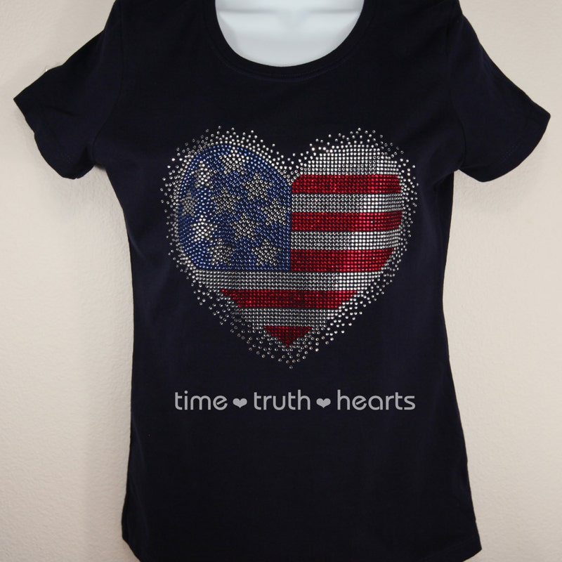 Rhinestone T Shirt - Etsy