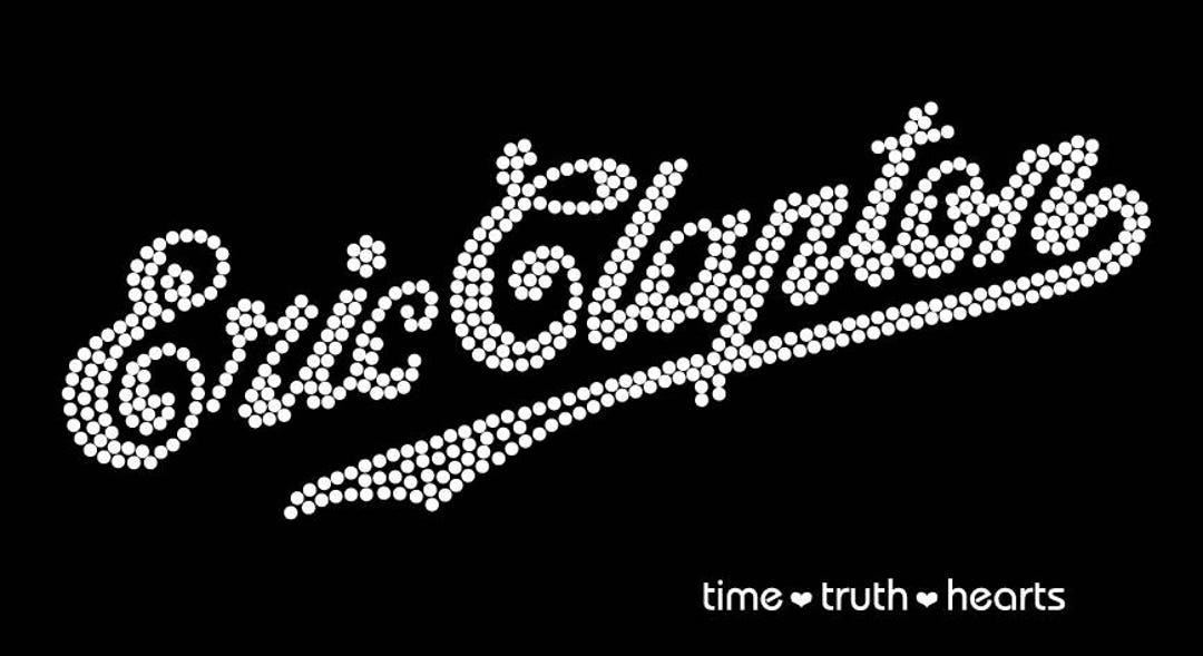 Eric Clapton Logo (11"x 4.2") in Red or Clear Rhinestones T-shirt, Tank ...