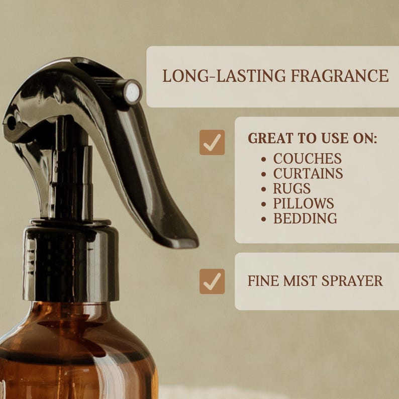 Egyptian Amber Room Spray - 4 Oz Glass Bottle - Air + Linen Spray ...
