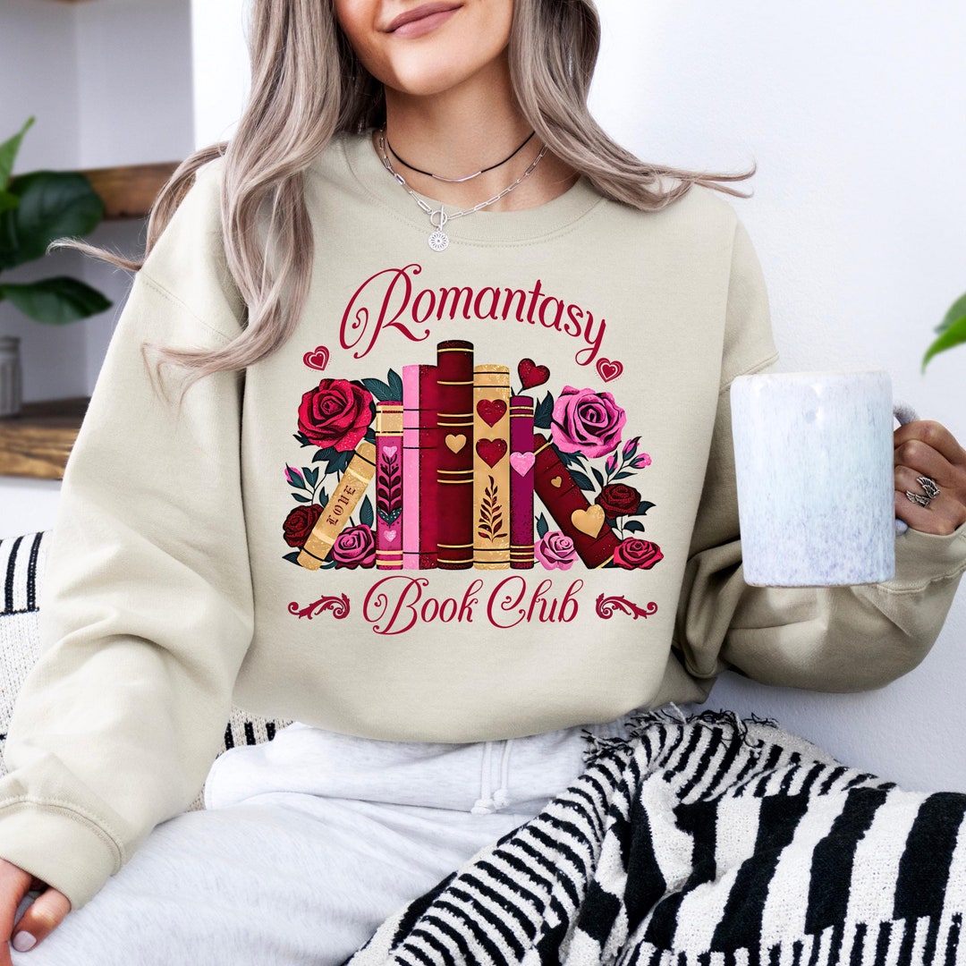 Romantasy Book Club PNG, Romantasy Reader Digital Download Sublimation ...