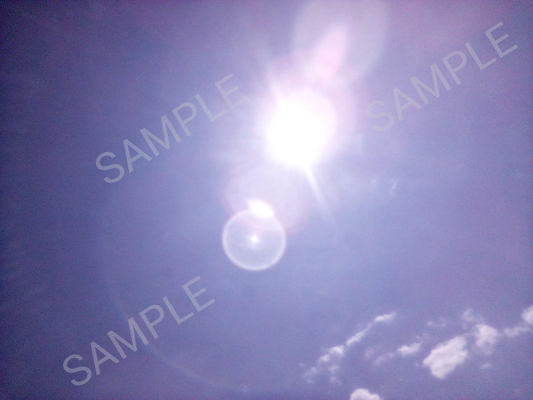 Sun Refraction Photography: Sky Digital Art (digital Download) - Etsy