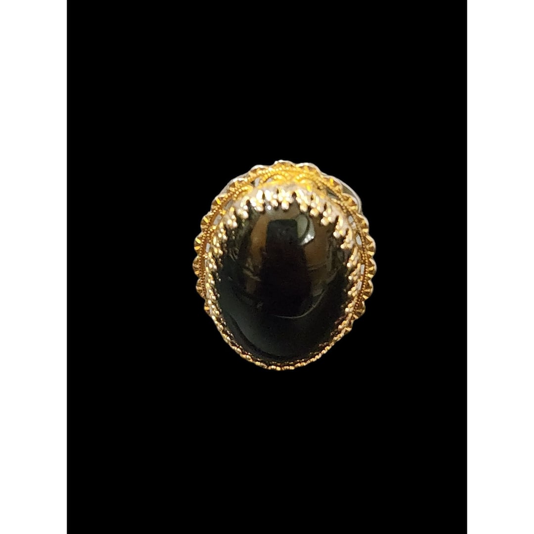 Vintage Glass Stone Cocktail Ring (A4018) - Etsy