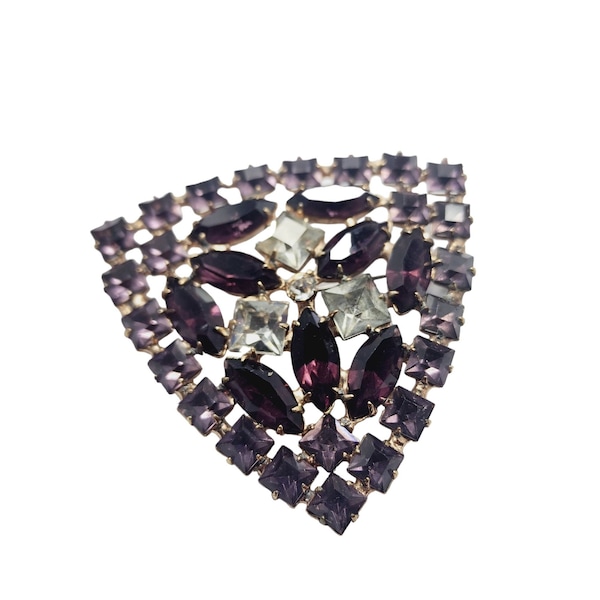 Triangle Brooch - Etsy UK