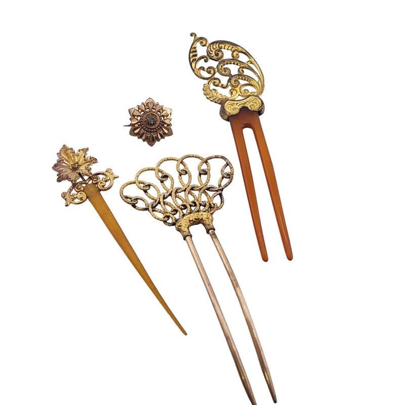 Antique Hair Pin - Etsy