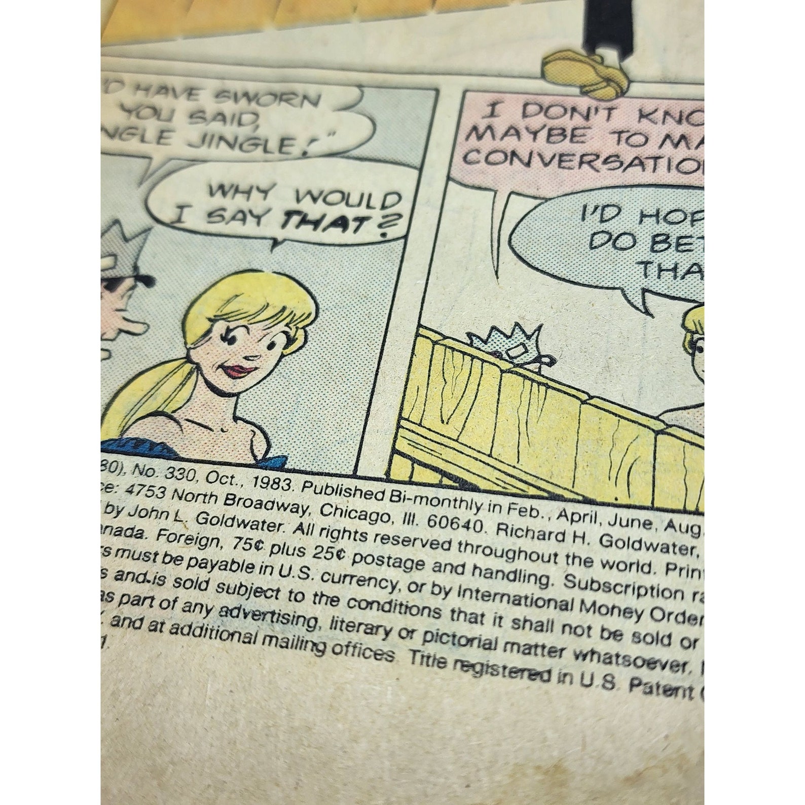 Vintage 1983 Jughead Archie Comic Book A1019 - Etsy