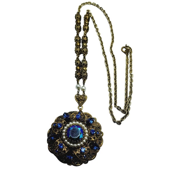 Blue Stone Pendant - Etsy