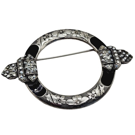 Antique Marcasite Brooch Art Deco Revival Vintage Mar… - Gem