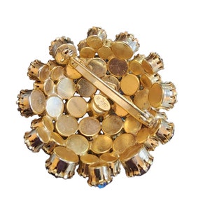 Vintage Signed Warner Ab Rhinestone Domed Brooch (A1948) - Etsy