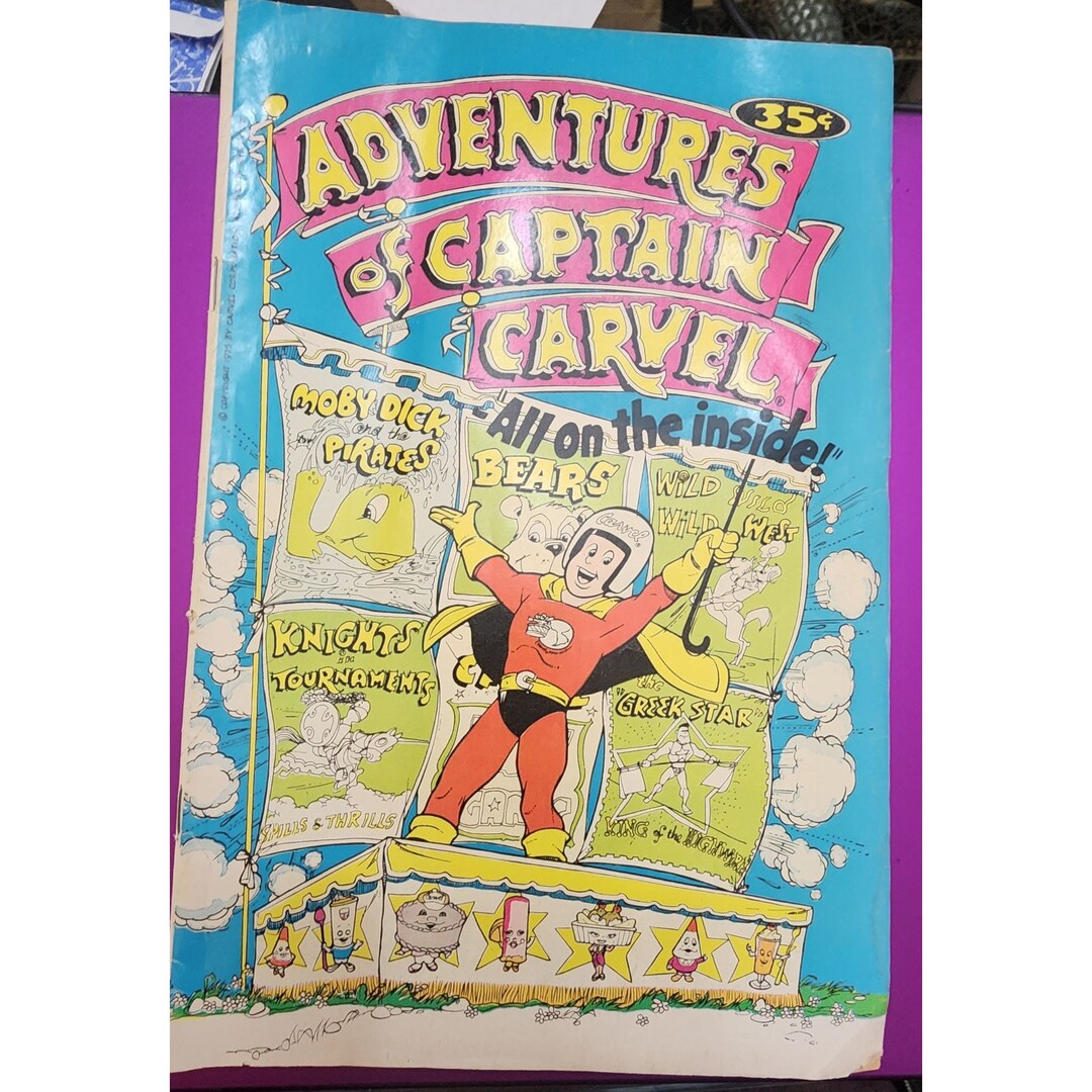 Vintage Rare Adventures of Captain Carvel 1975 Comic Book (A3068) - Etsy