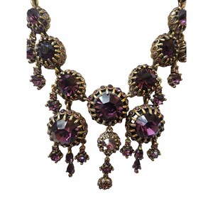 Vintage Exceptional Rare Hollycraft Drippy Bib Demi Parure (A3579) - Etsy
