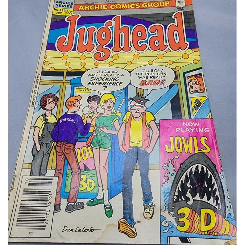Vintage 1983 Jughead Archie Comic Book A1019 - Etsy