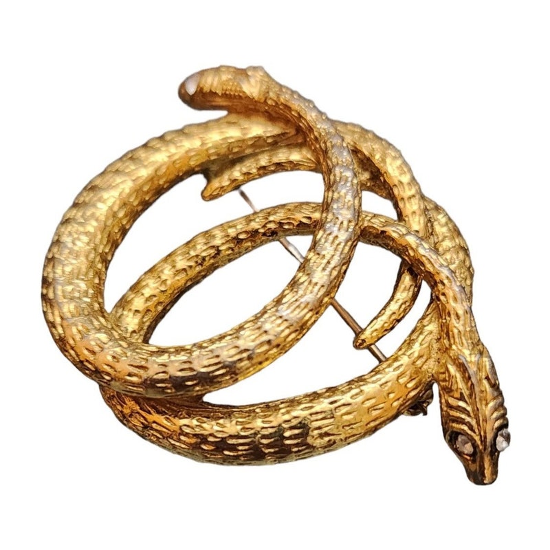 Snake Brooch - Etsy