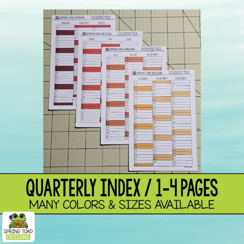Index Stickers - Etsy