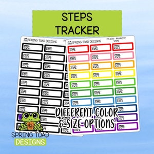 FIT-030 Steps Tracker Stickers to Track Your Steps for Your Health and ...