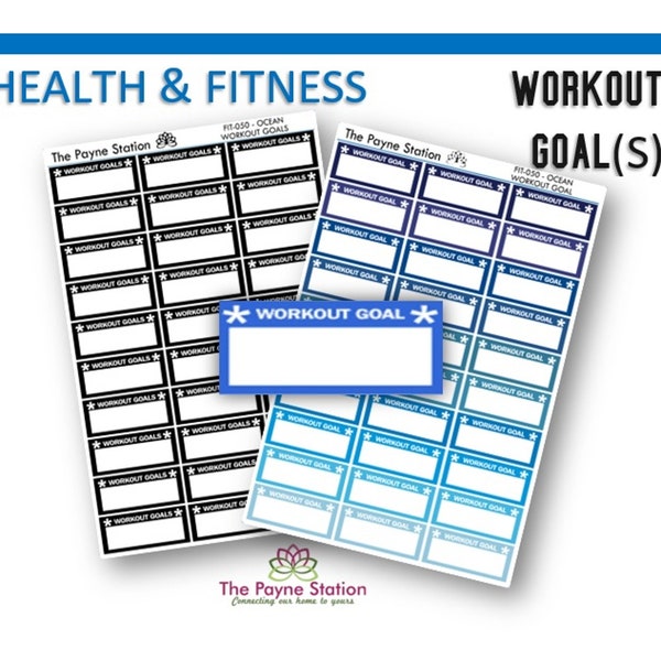 Fitness Stickers - Etsy