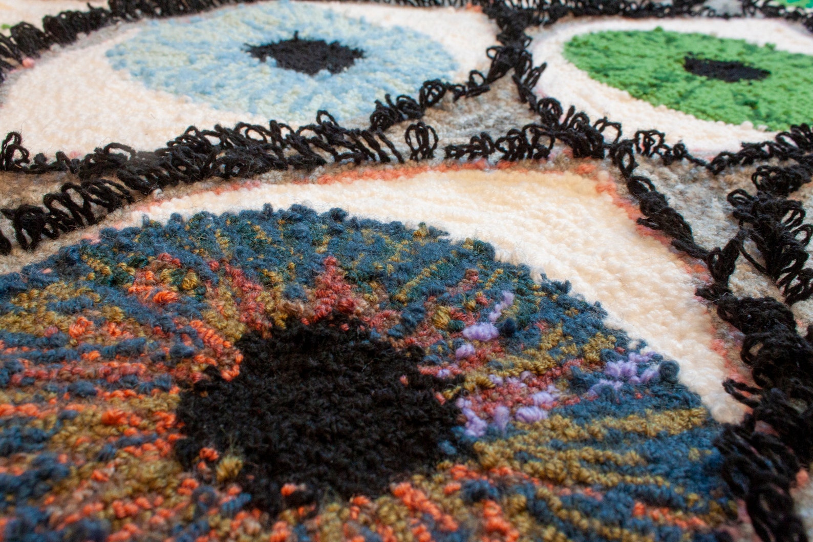 Eyeball Rug, Handmade, Hand-tufted Rug, Accent Rug - Etsy