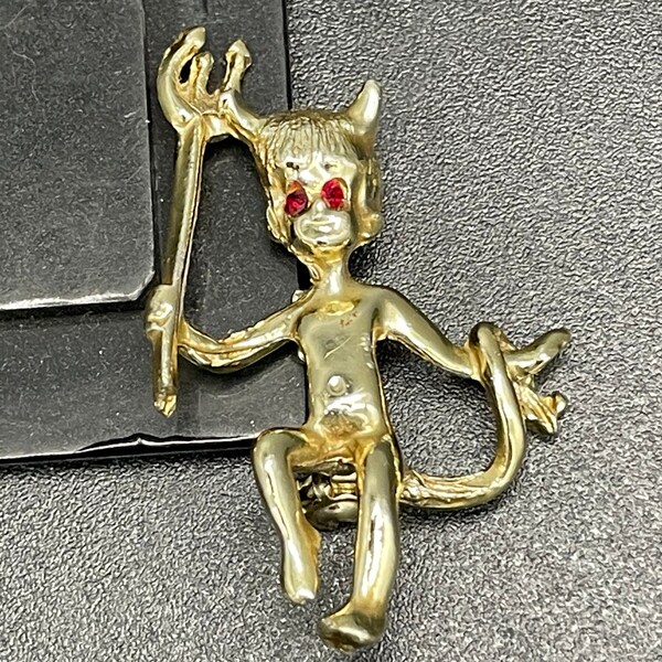 Devil Pin - Etsy