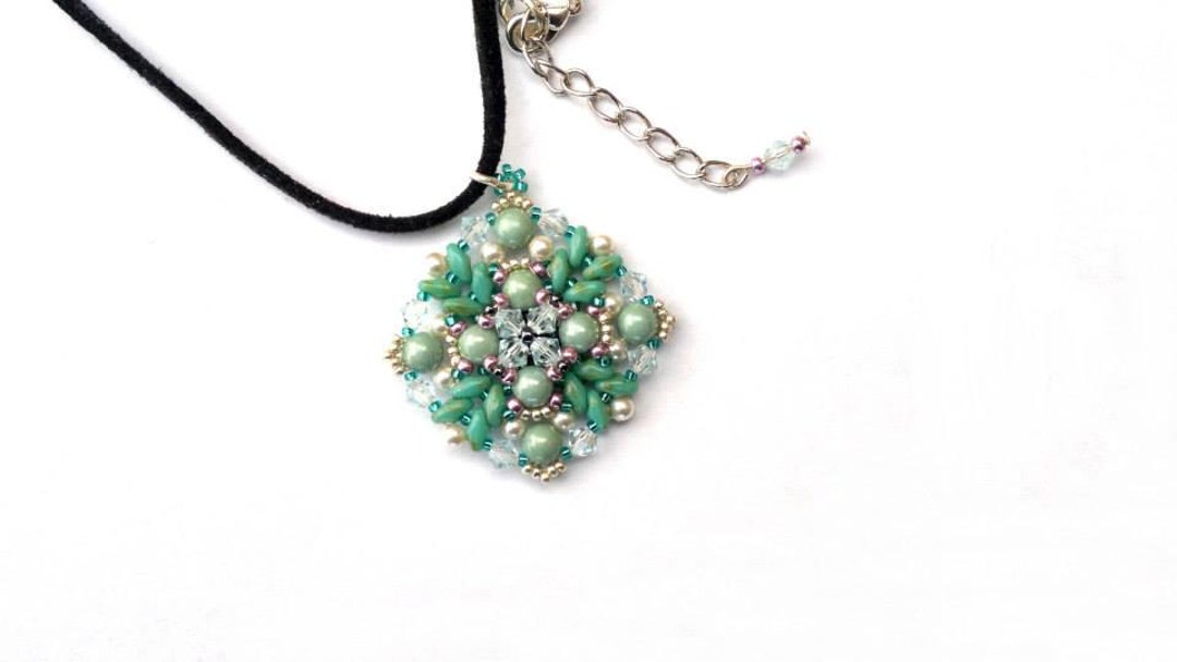 Beading4perfectionists: "romantic Duo" Pendant or Earrings Beading ...