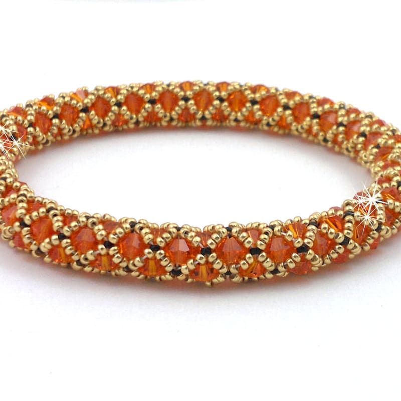 Netted Bead Bracelet - Etsy