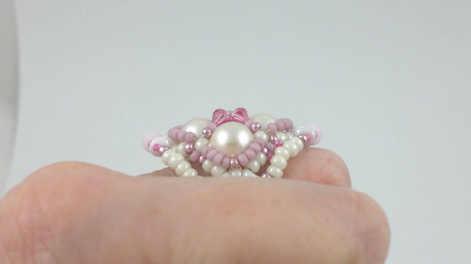 Beading4perfectionists: Valentine's Biker-chick Ring - Etsy Israel