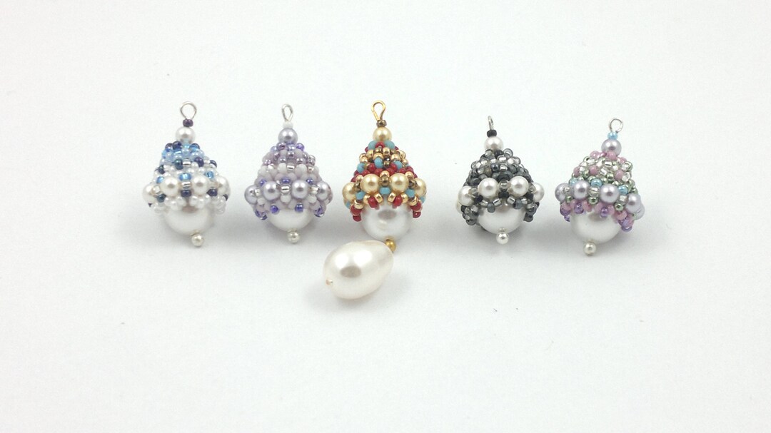 Beading4perfectionists: Bead Caps for Pearls or Pearl Drops Dangle ...