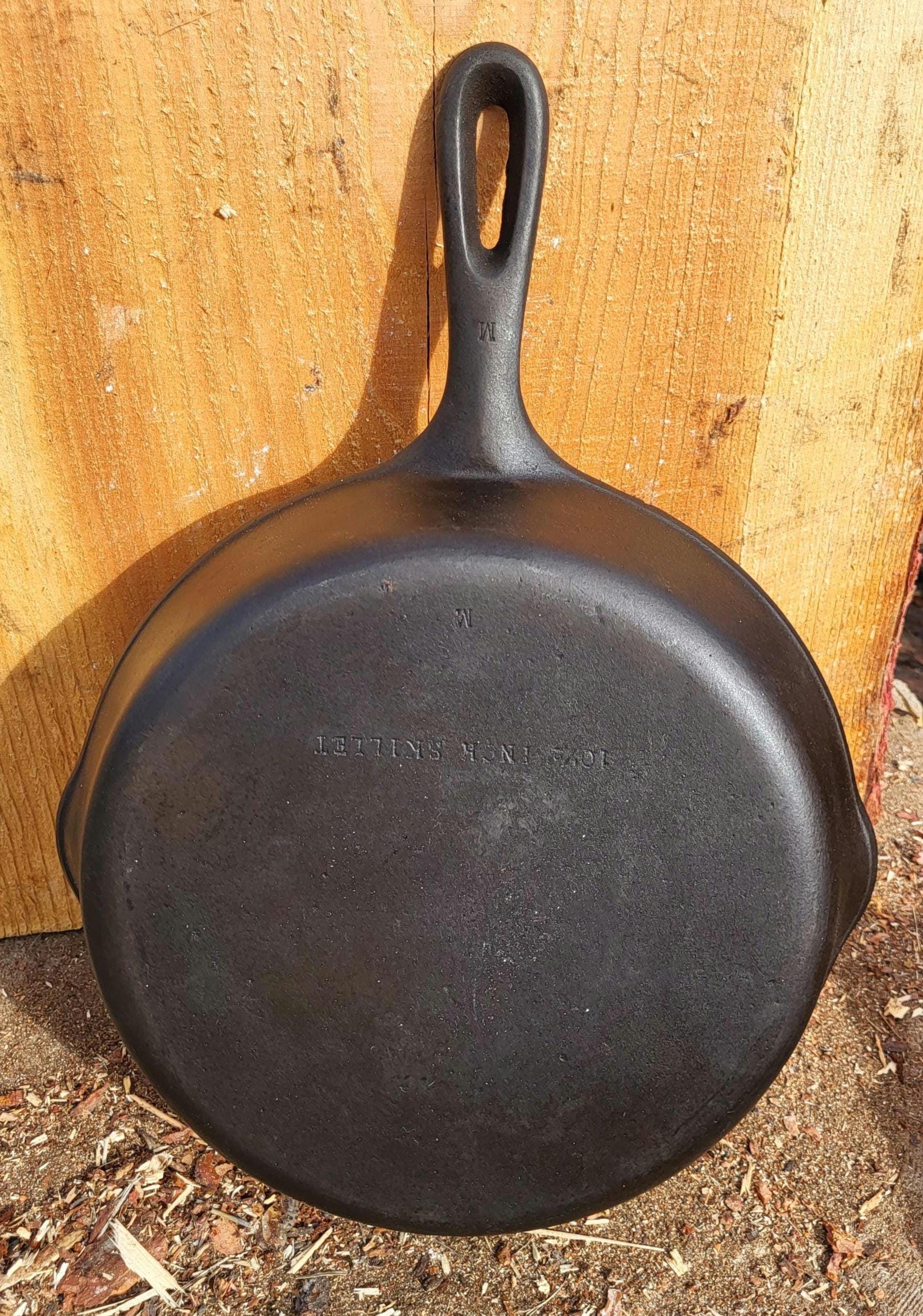 Vintage Circa 1960s Unmarked Cast Iron Skillet #8 M 10 1/2" Good ...