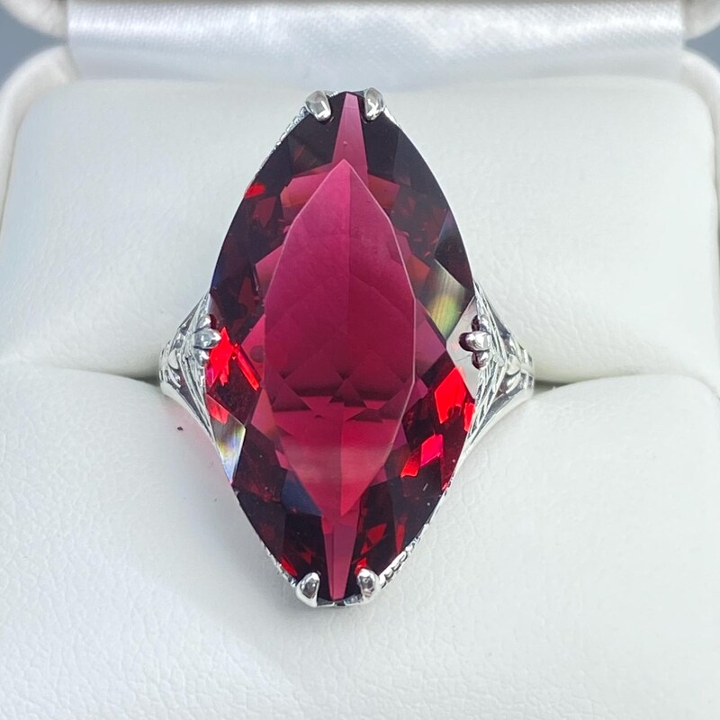 Red Ruby Ring - Etsy