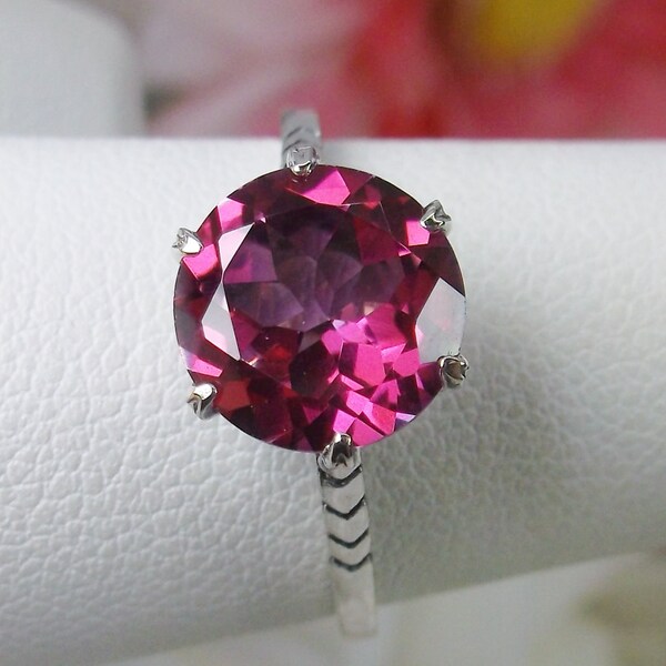 Hot Pink Ring - Etsy