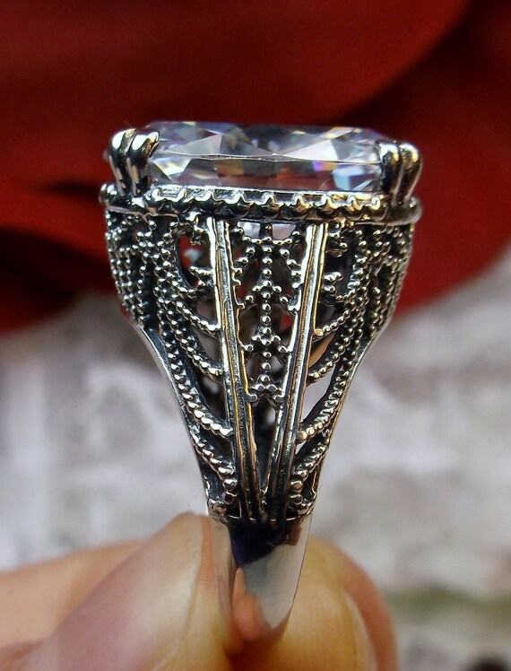 Art deco cz ring store