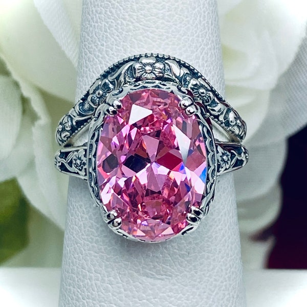 Pink Cz Ring - Etsy