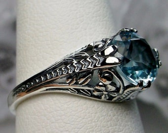 Silver Art Deco Ring | Etsy
