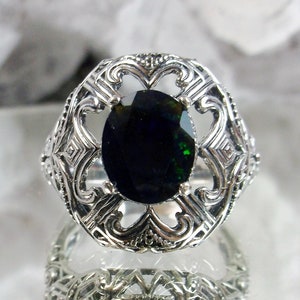 Natural Fire Opal Ring/ Size 8/ Sterling Silver/ Oval 1.3ct - Etsy