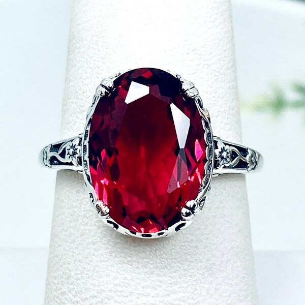 Red Ruby Ring - Etsy