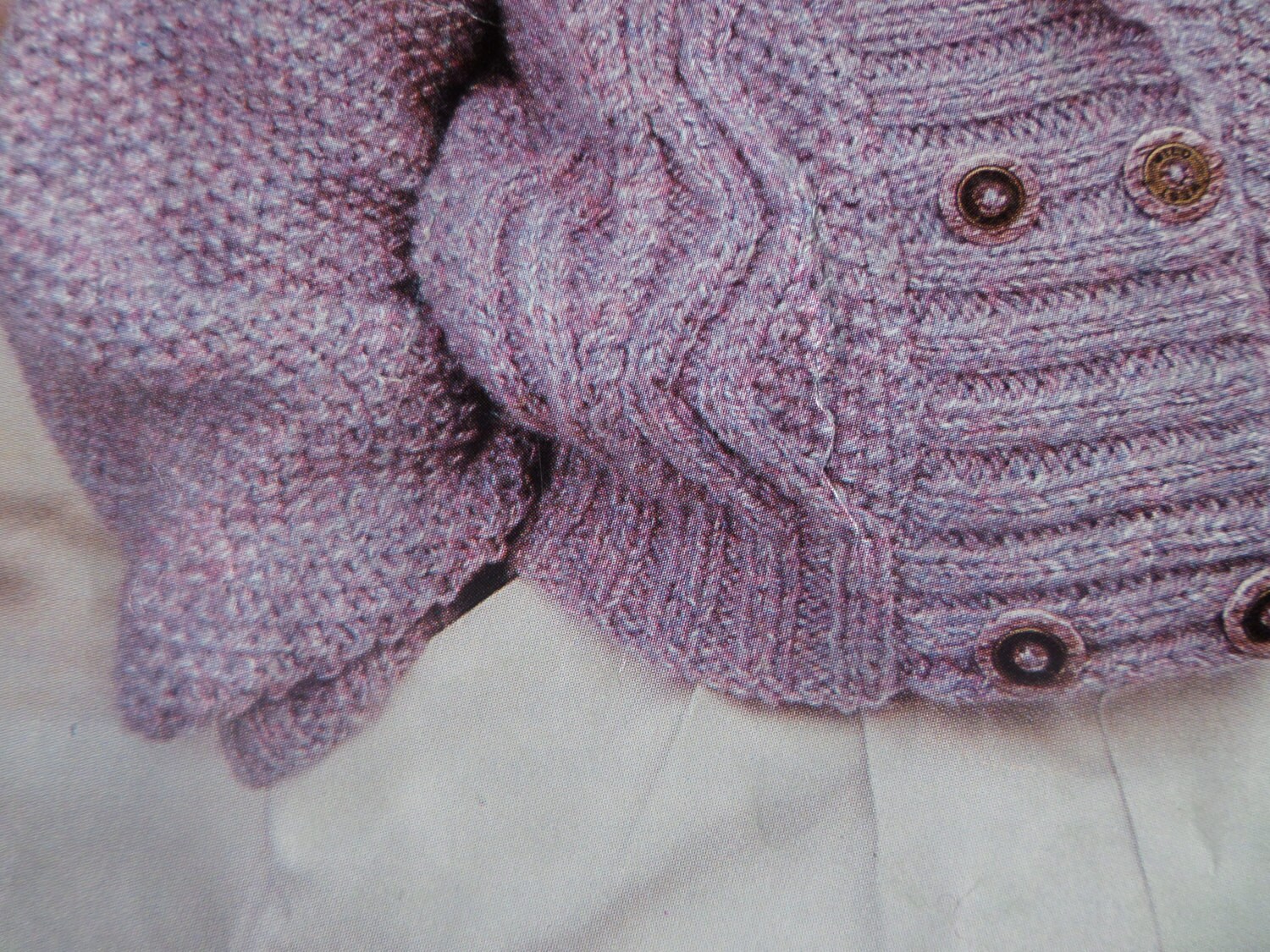 Knitting Pattern Childrens Boy Girl Double Breasted Cardigan Aran 26-34 ...