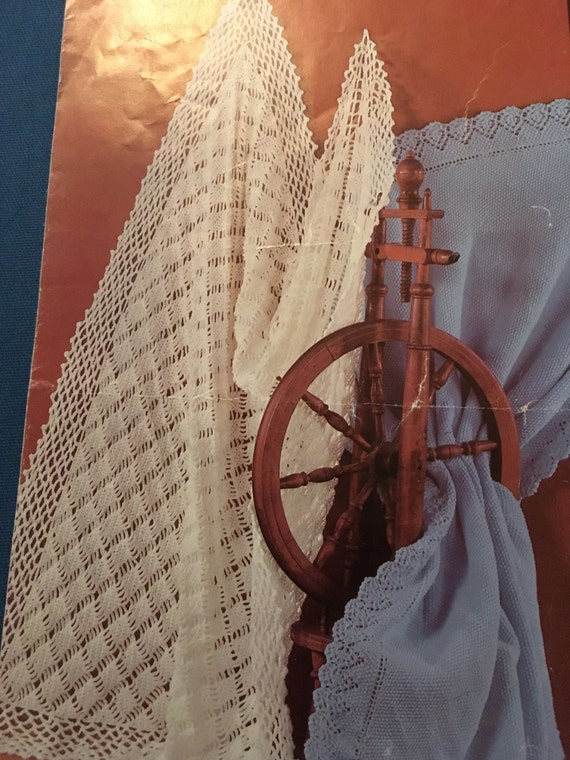 Knitting And Crochet Pattern 4 Ply Lacy Shawls Wrap or Baby | Etsy