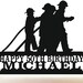 Personalised Acrylic American Police Law Enforcement Cake Topper ...