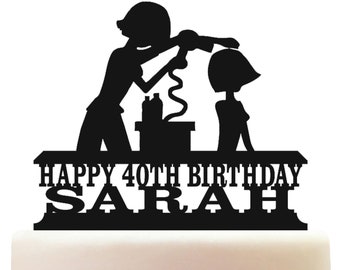 Personalised Acrylic Accountant Auditor Birthday Cake Topper Decoration ...