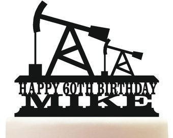 Oil Rig Cake Topper - Etsy