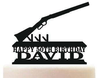 Rifle Cake Topper | Etsy