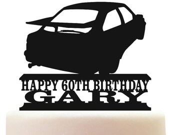 Rally Car Cake Topper - Etsy UK