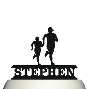 Personalised Acrylic Male Runner Athletics Road & Cross Country Mens ...