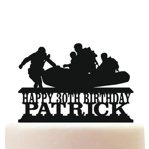 Personalised Acrylic Marines Commando Special Forces Birthday Cake ...