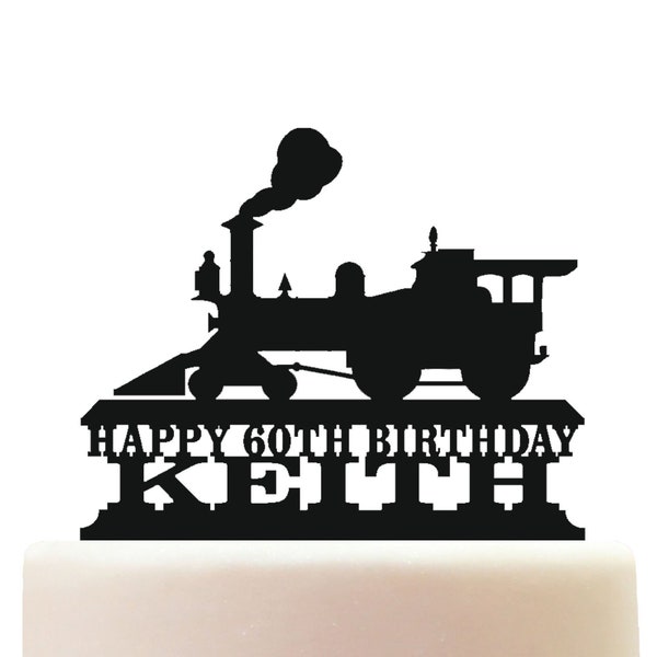 Train Cake Topper - Etsy