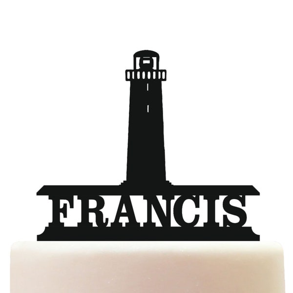Lighthouse Cake Topper - Etsy