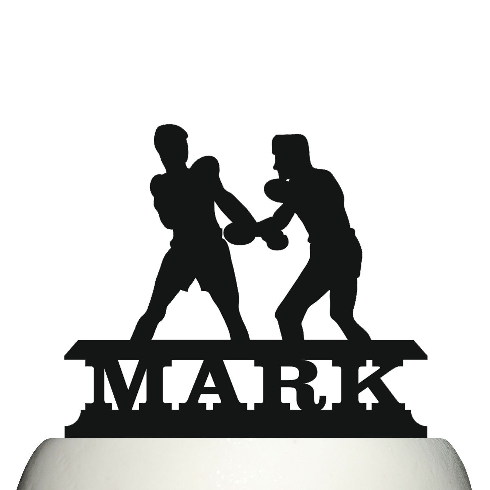 Personalised Acrylic Boxing Birthday Cake Topper Decoration - Etsy UK
