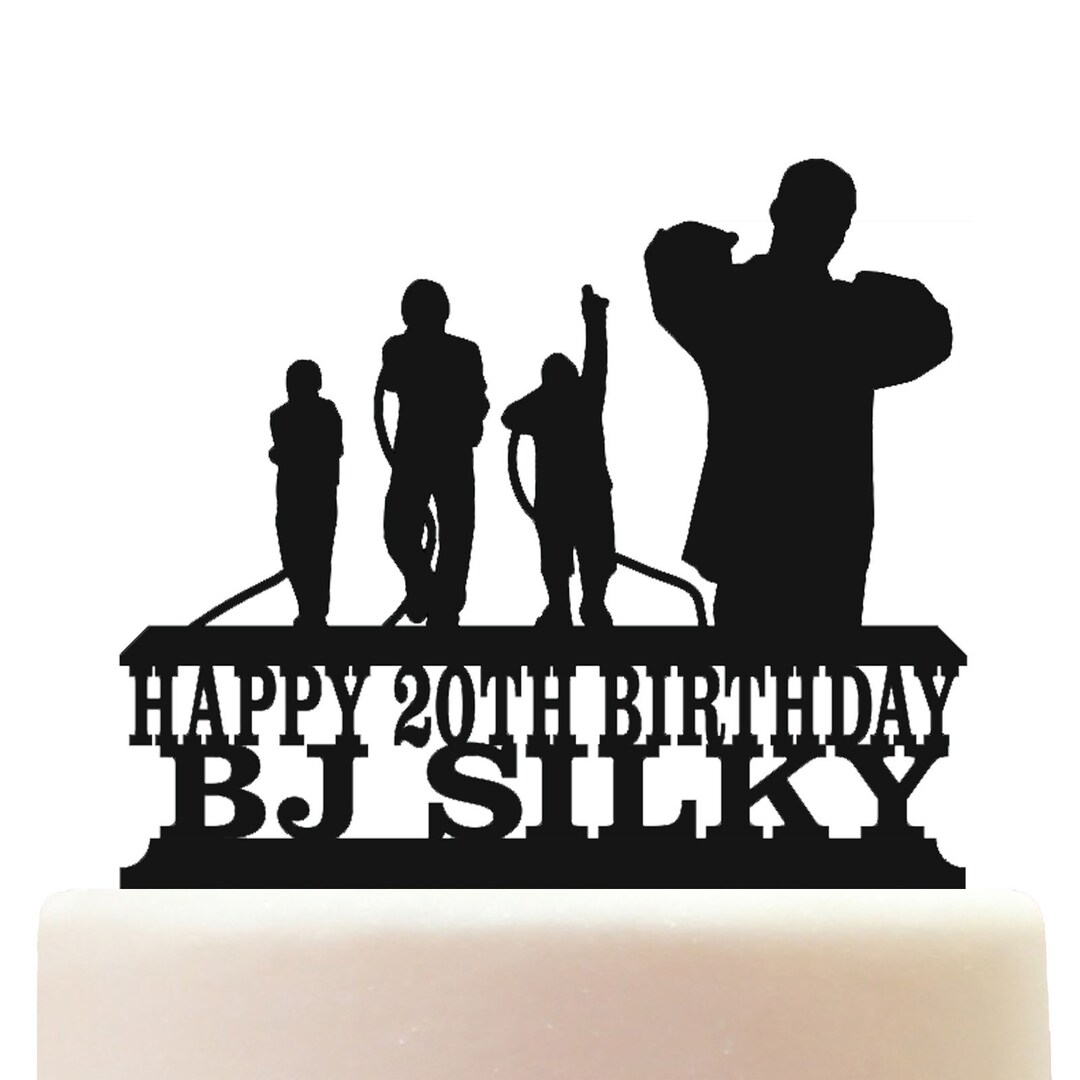 Personalised Acrylic 90s Hip Hop Rapper Cake Topper Decoration - Etsy